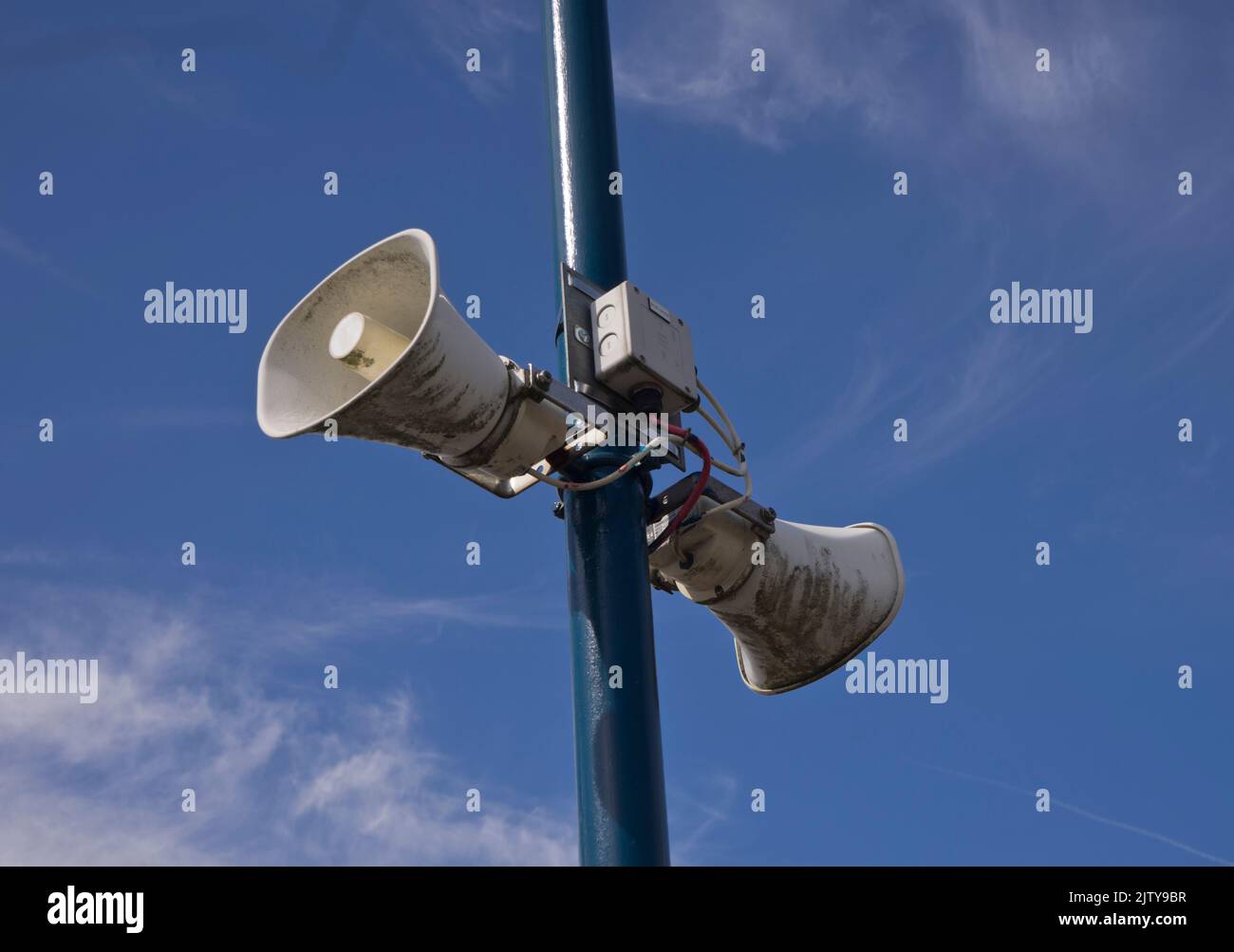 Tannoy speaker announcer system at Birmingham International Airport ...