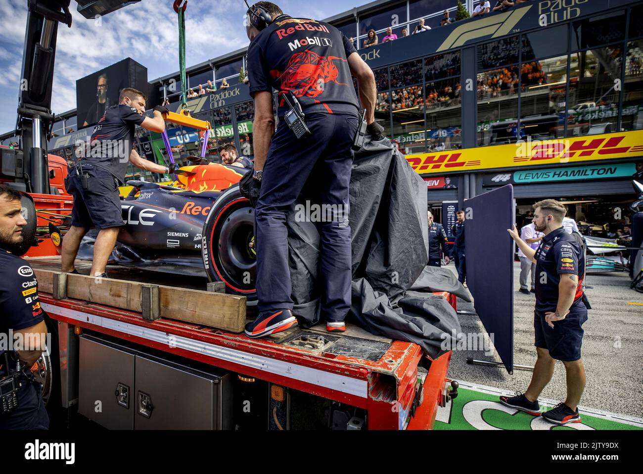 Zandvoort, Netherlands. 02nd Sep, 2022. ZANDVOORT - The Oracle Red Bull Racing RB18 Honda of Max ...