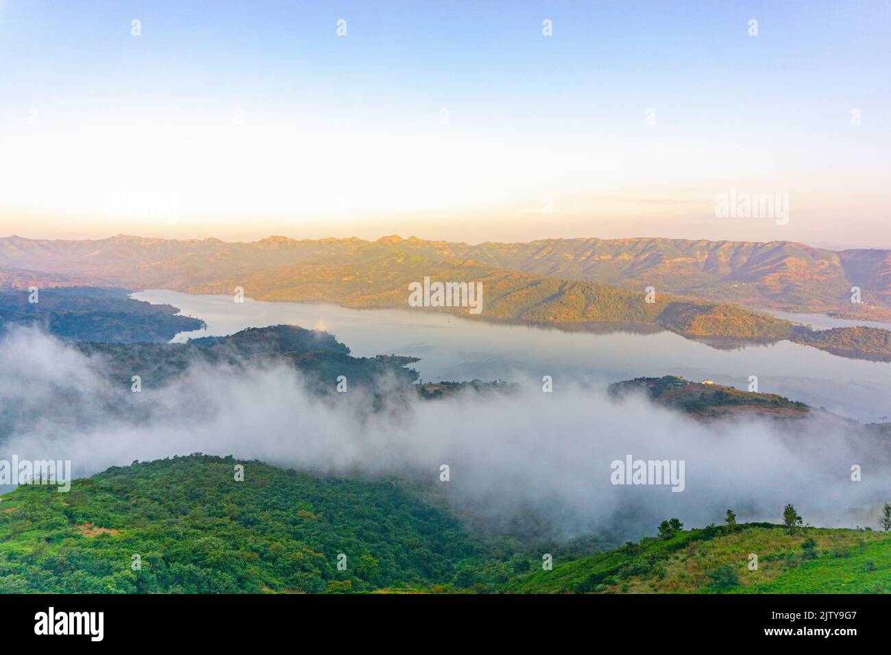 Beautiful scene behind Torna fort, Pune, Maharashtra, India Stock Photo ...