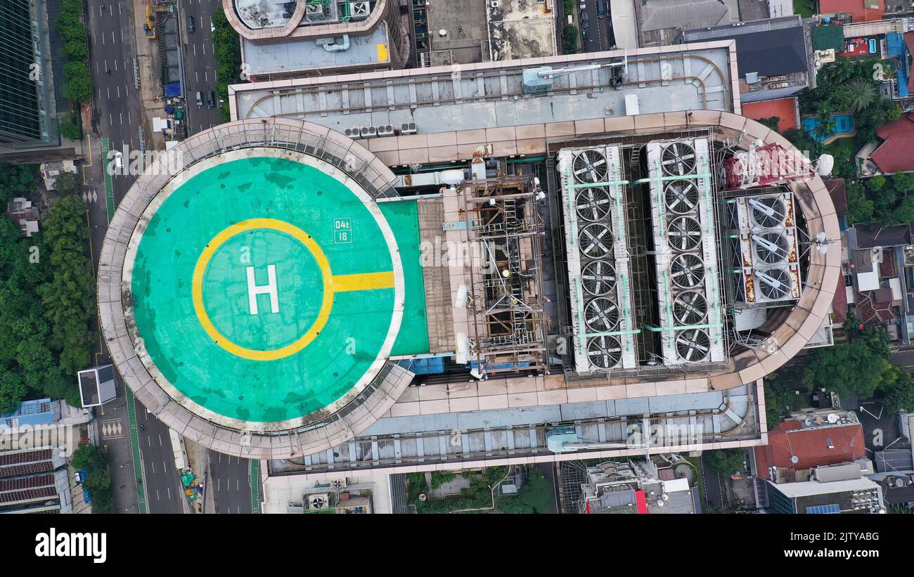 View from top of tall buildings can see commercial Air conditioning ...