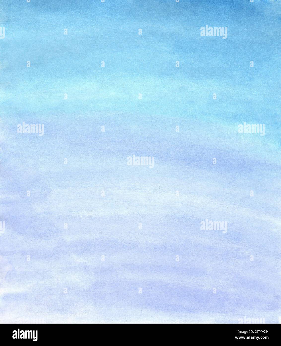 Watercolor hand drawn background blue color Stock Photo - Alamy