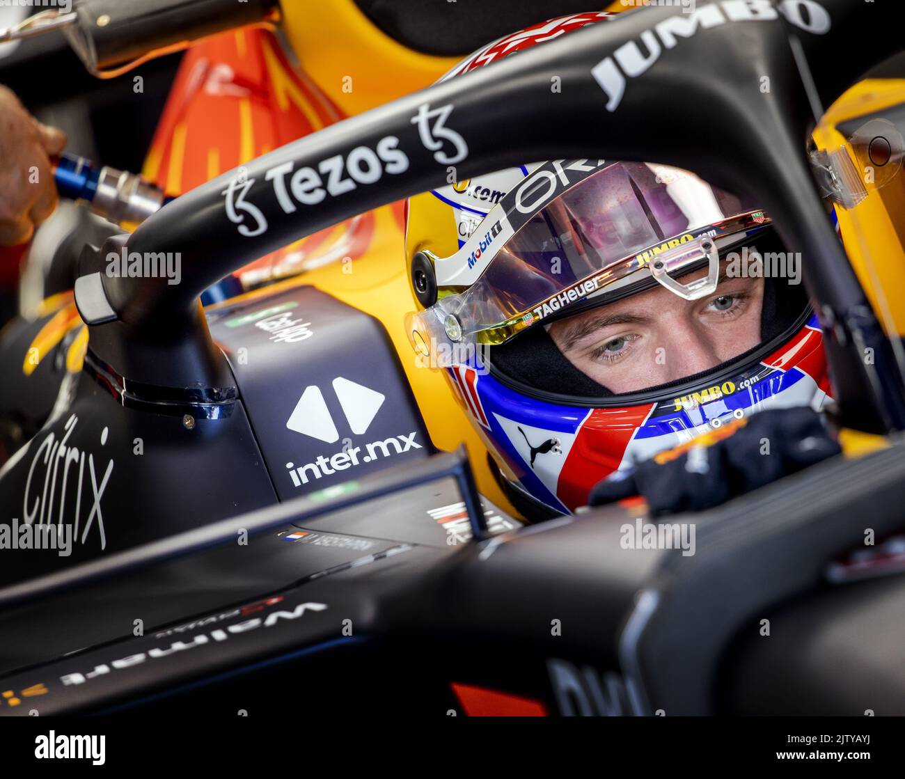 Zandvoort, Netherlands. 02nd Sep, 2022. ZANDVOORT - Max Verstappen (Red Bull Racing) during the ...