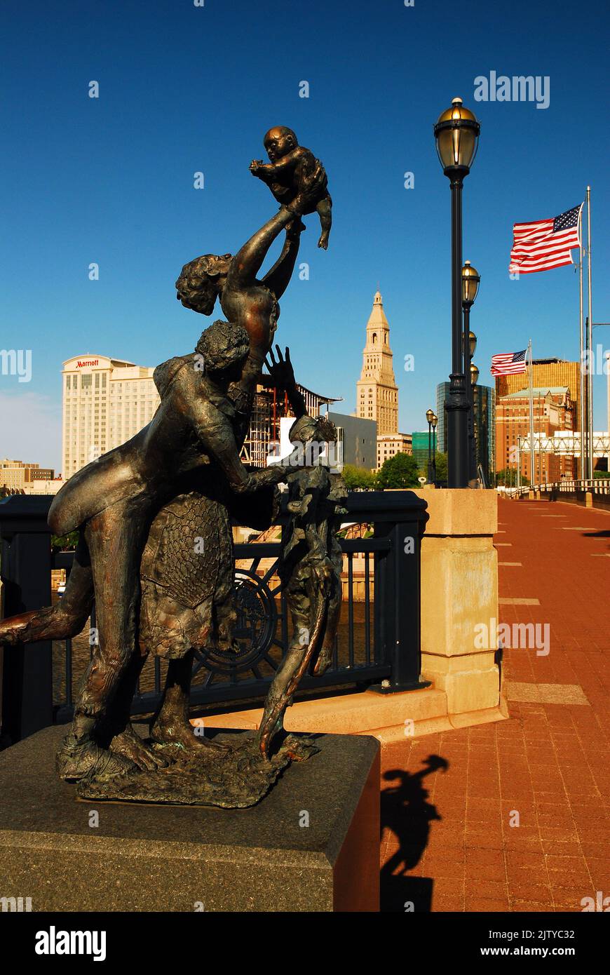 The sculpture Emancipation, by Preston Jackson, celebrates freedom and ...
