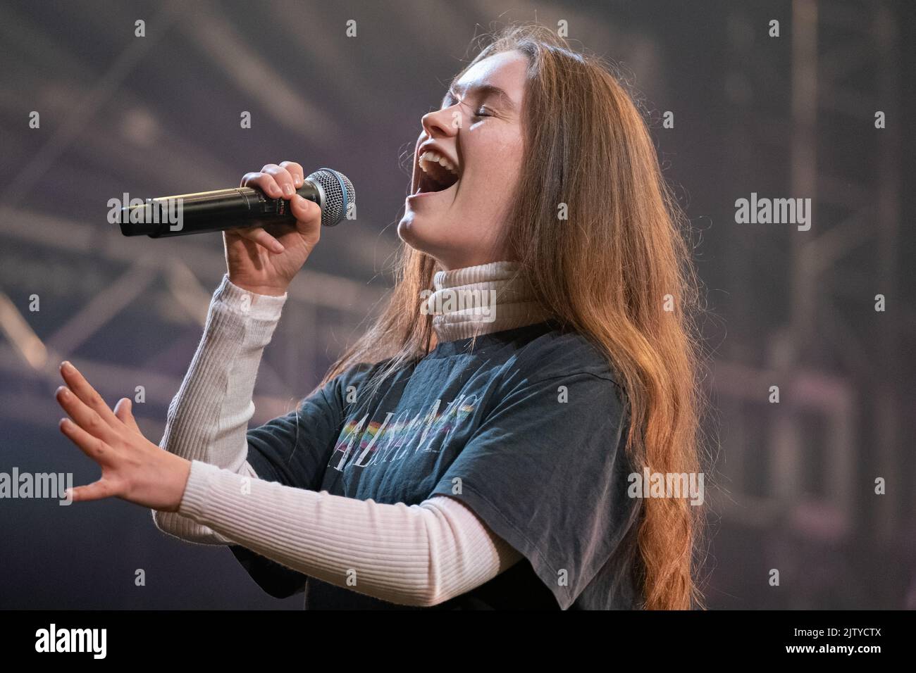 Trondheim, Norway. 20th, August 2022. The Norwegian singer and ...