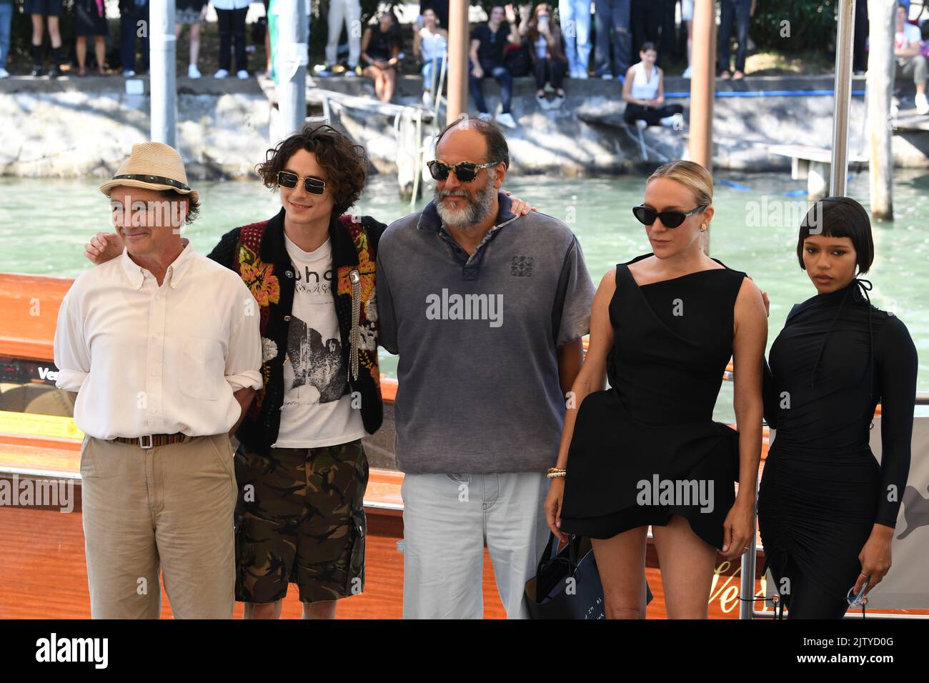 Mark Rylance, Timothee Chalamet, Luca Guadagnino, Chloe Sevigny and ...