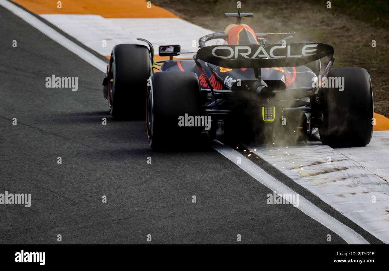Zandvoort, Netherlands. 02nd Sep, 2022. ZANDVOORT - Max Verstappen (1) with the Oracle Red Bull ...