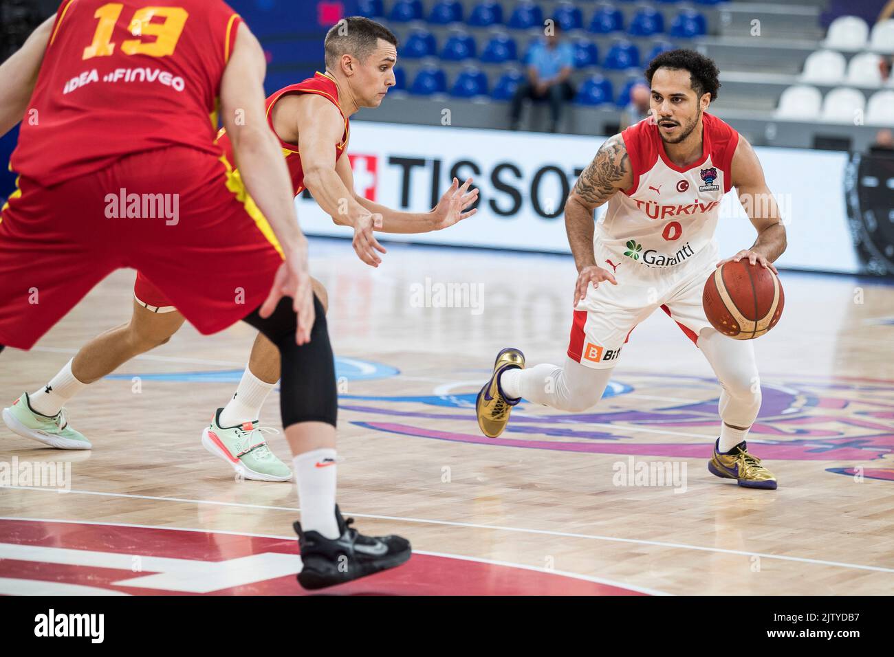 Tbilisi, Georgia, 1st September 2022. Shane Larkin of Turkey in action ...