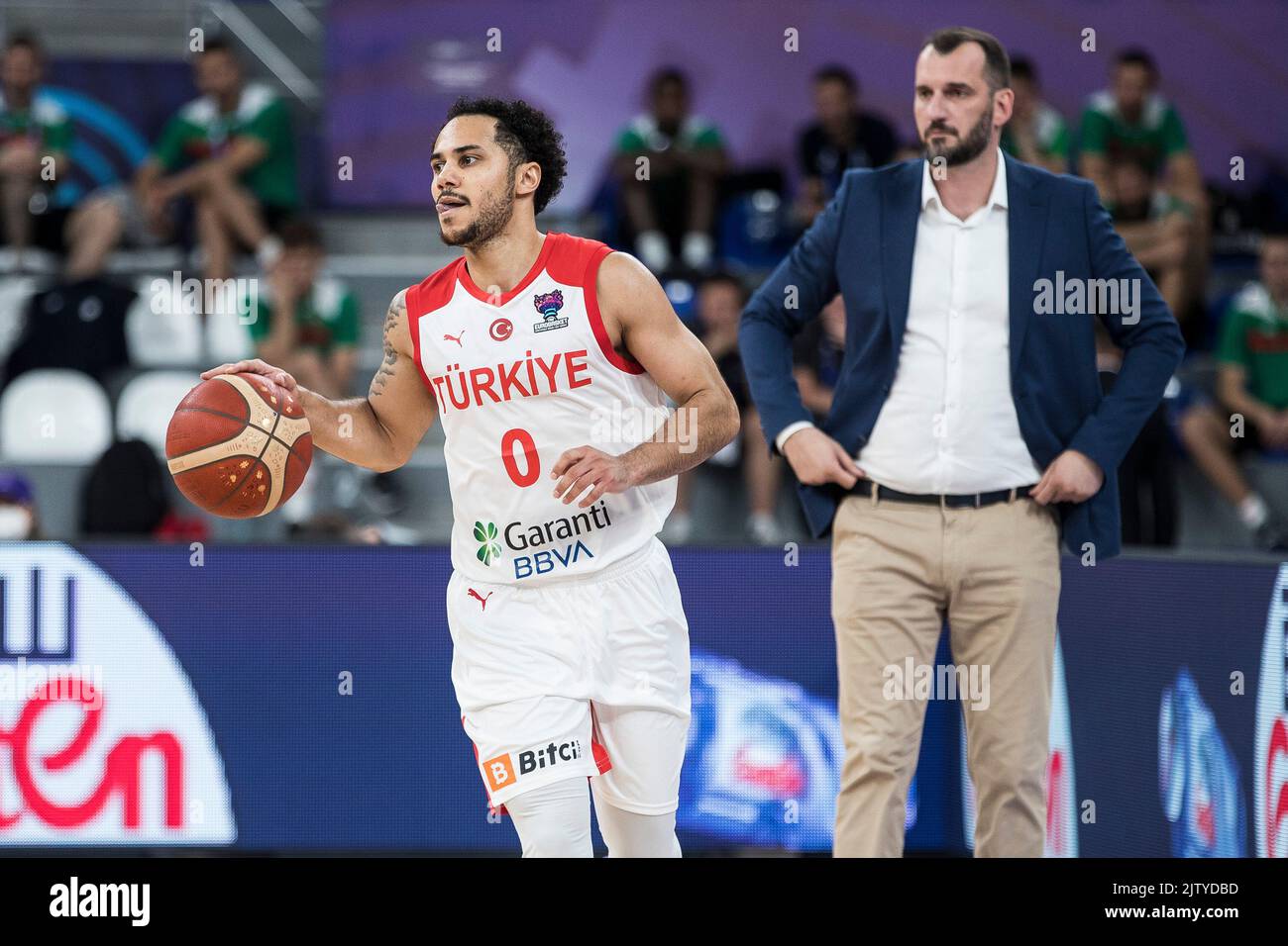 Tbilisi, Georgia, 1st September 2022. Shane Larkin of Turkey in action ...