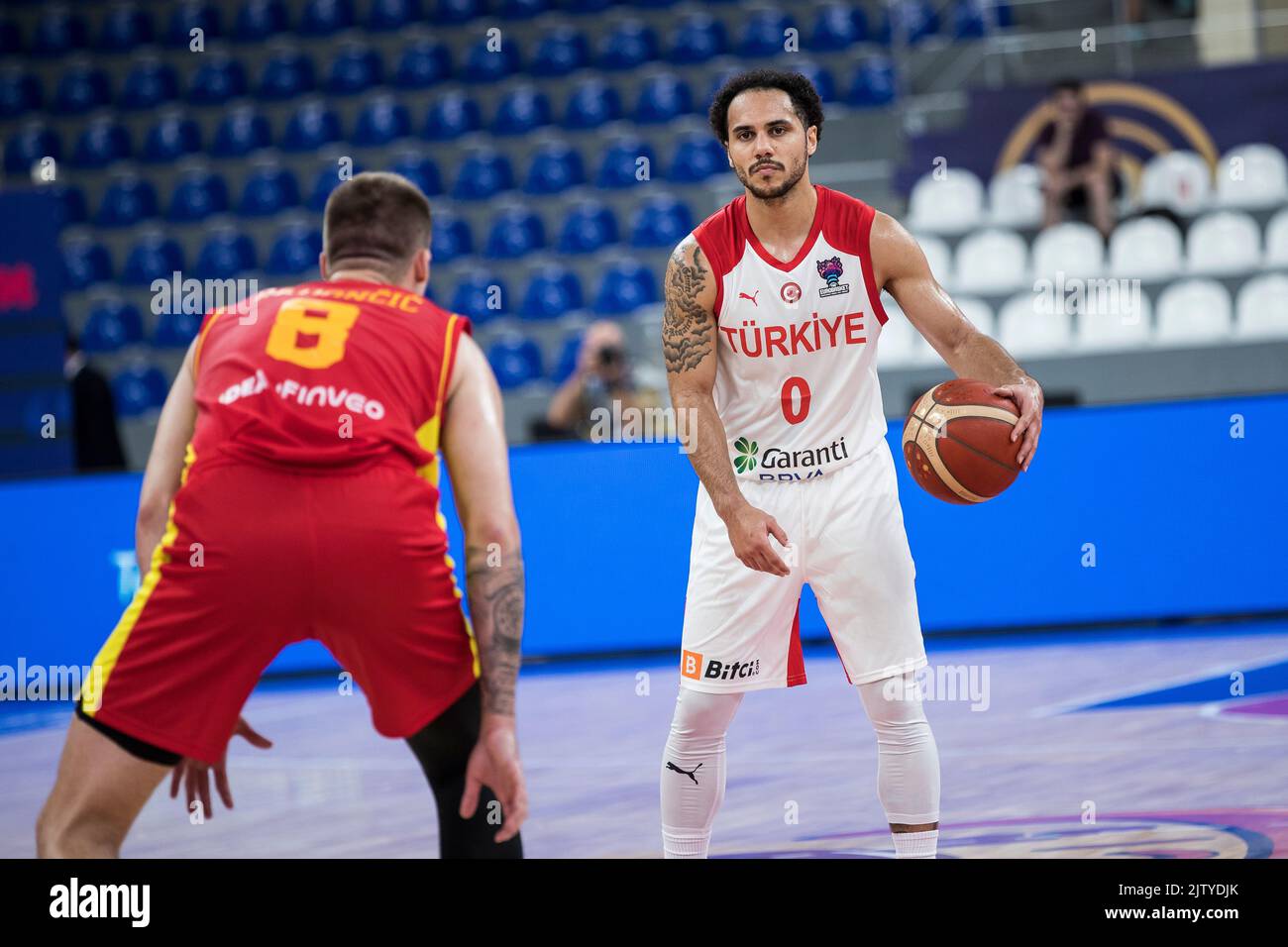 Tbilisi, Georgia, 1st September 2022. Shane Larkin of Turkey in action ...