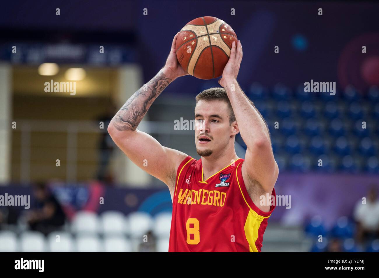 Tbilisi, Georgia, 1st September 2022. Dino Radoncic of Montenegro in ...