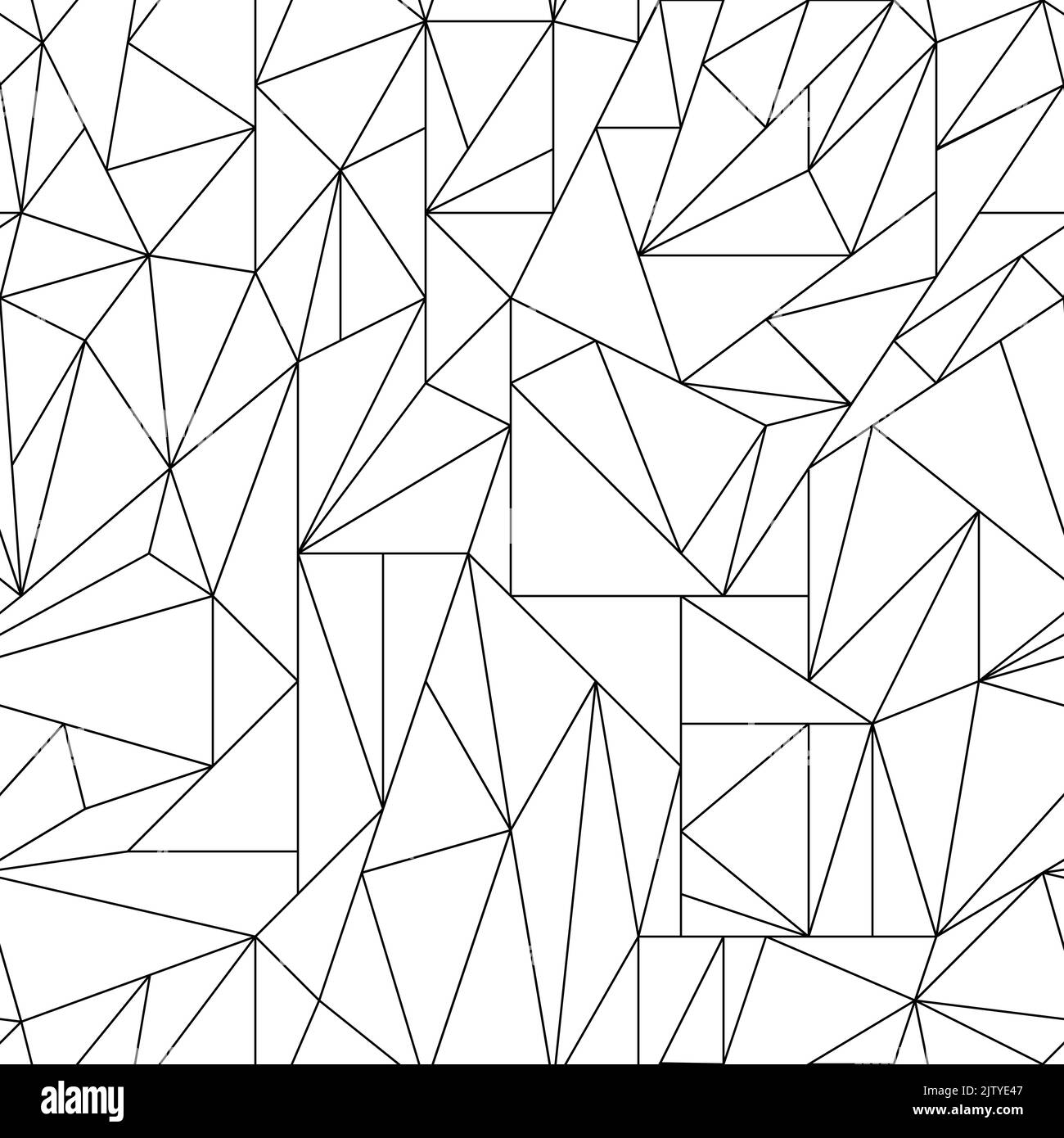 Seamless vector linear black and white pattern of triangles. Seamless vector geometric pattern ...
