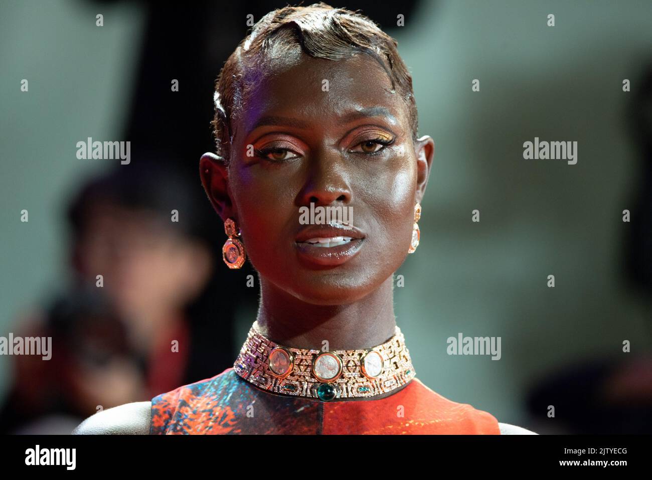 Jodie Turner-Smith attends the "Bardo" red carpet at the 79th Venice ...