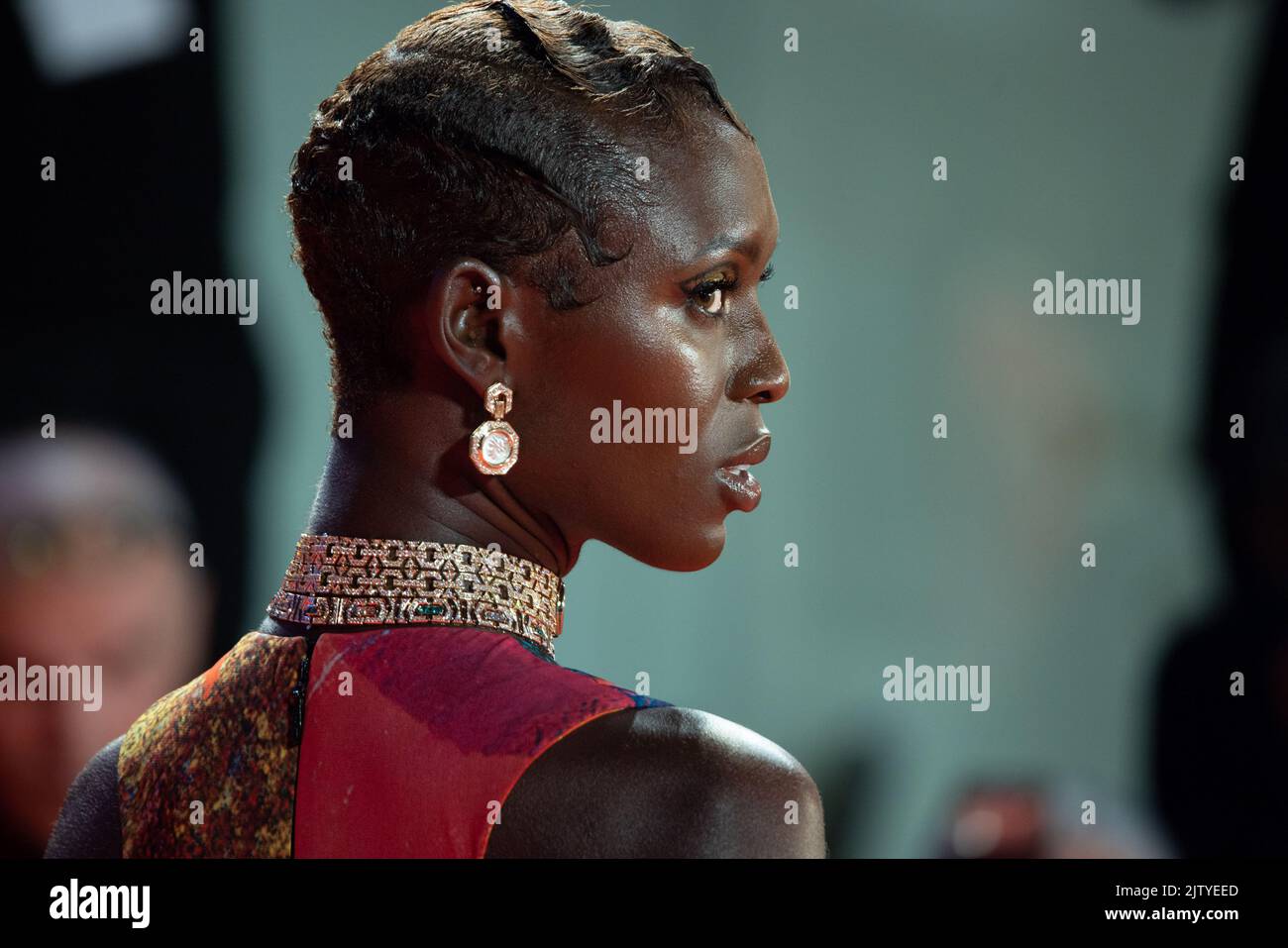 Jodie Turner-Smith attends the "Bardo" red carpet at the 79th Venice ...