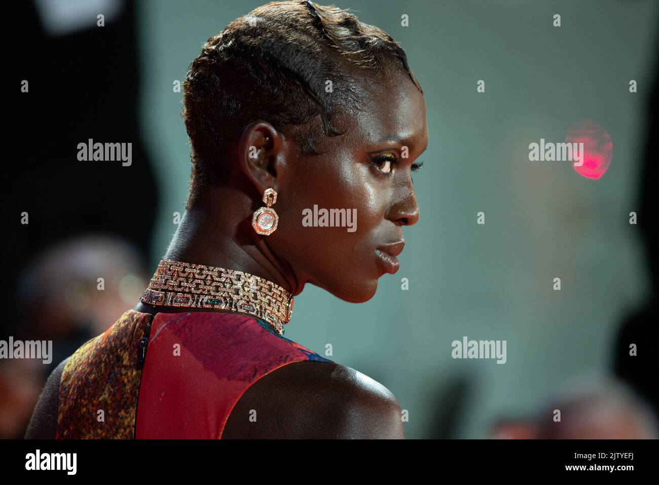 Jodie Turner-Smith attends the "Bardo" red carpet at the 79th Venice ...