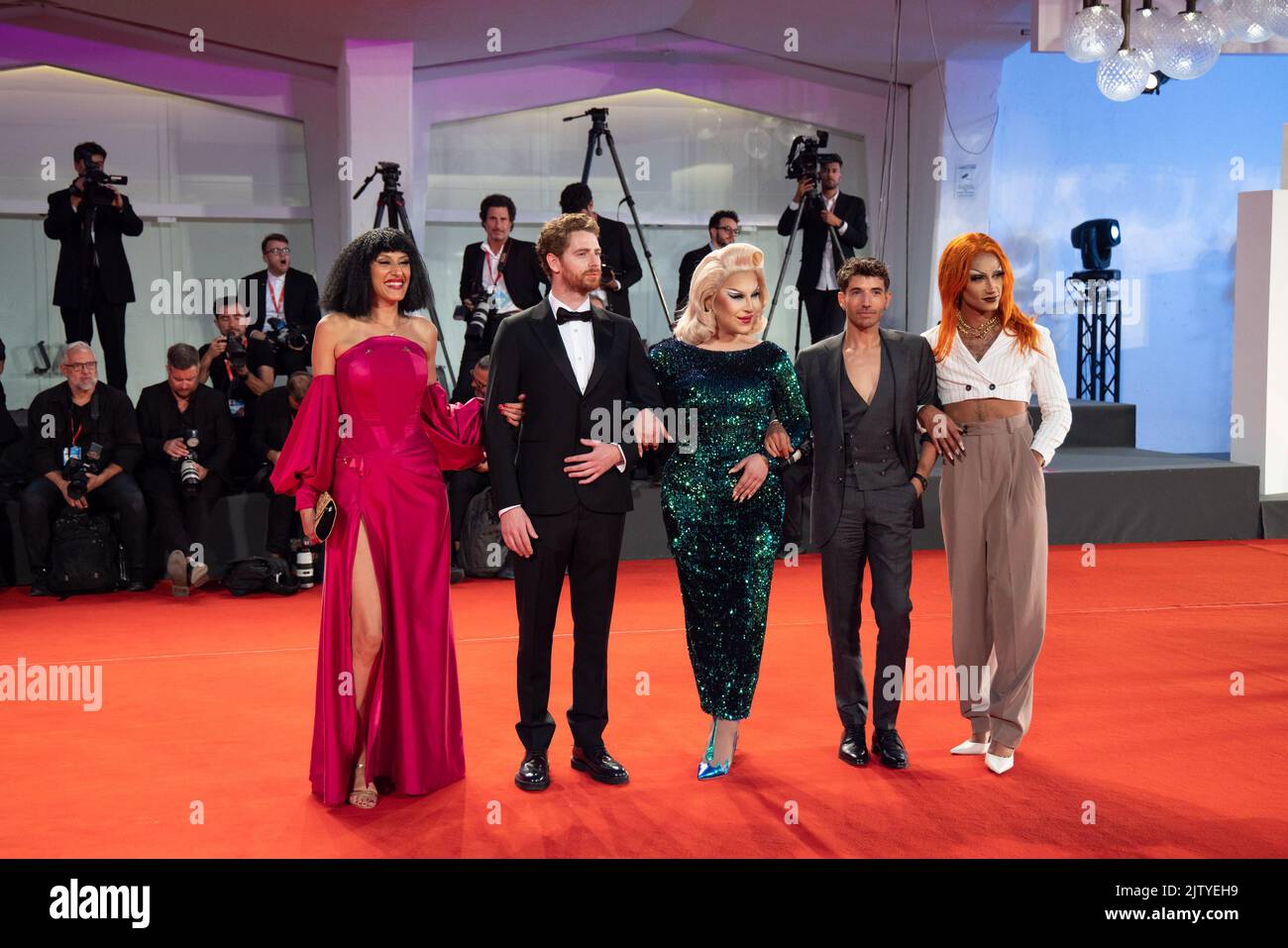 (L-R) Holy Fatma, Pablo Pauly, Cookie Kunty, Kiara Bolt and Director ...