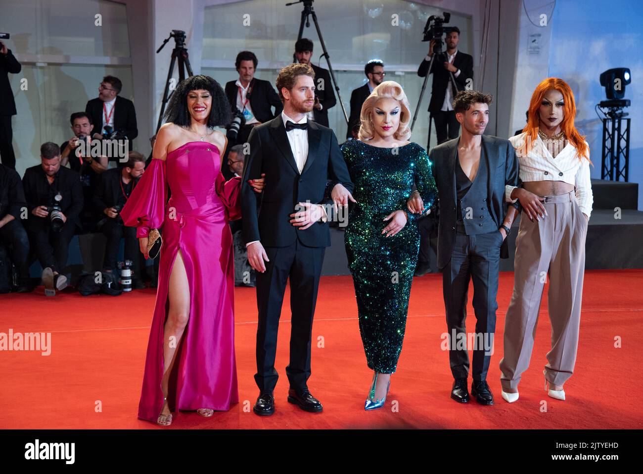 (L-R) Holy Fatma, Pablo Pauly, Cookie Kunty, Kiara Bolt and Director ...