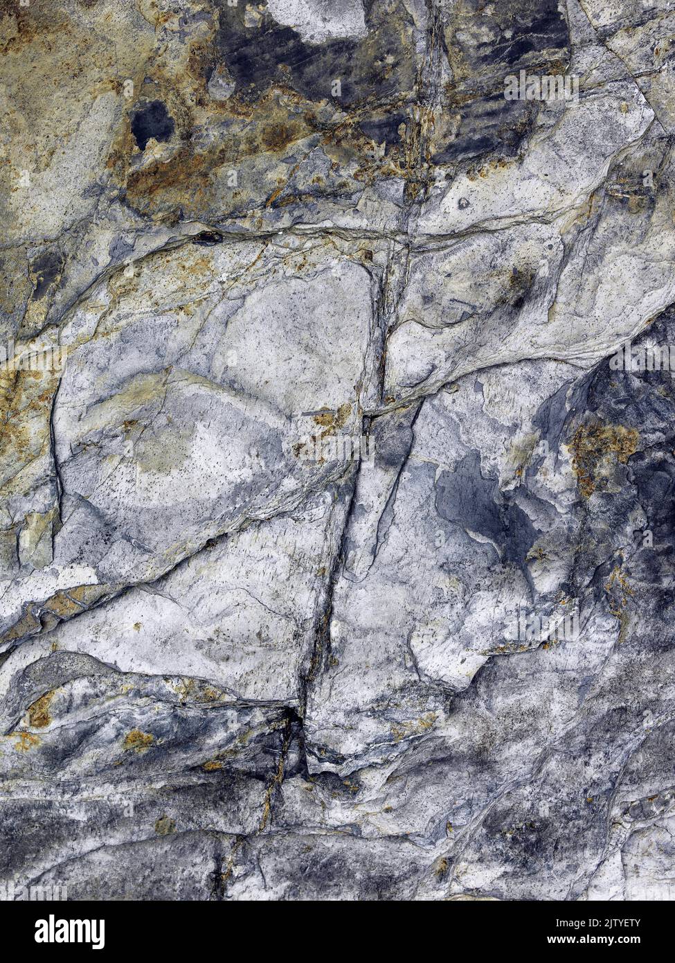 Stunning patterns formed in the rocks around Cornwallis coastline ...