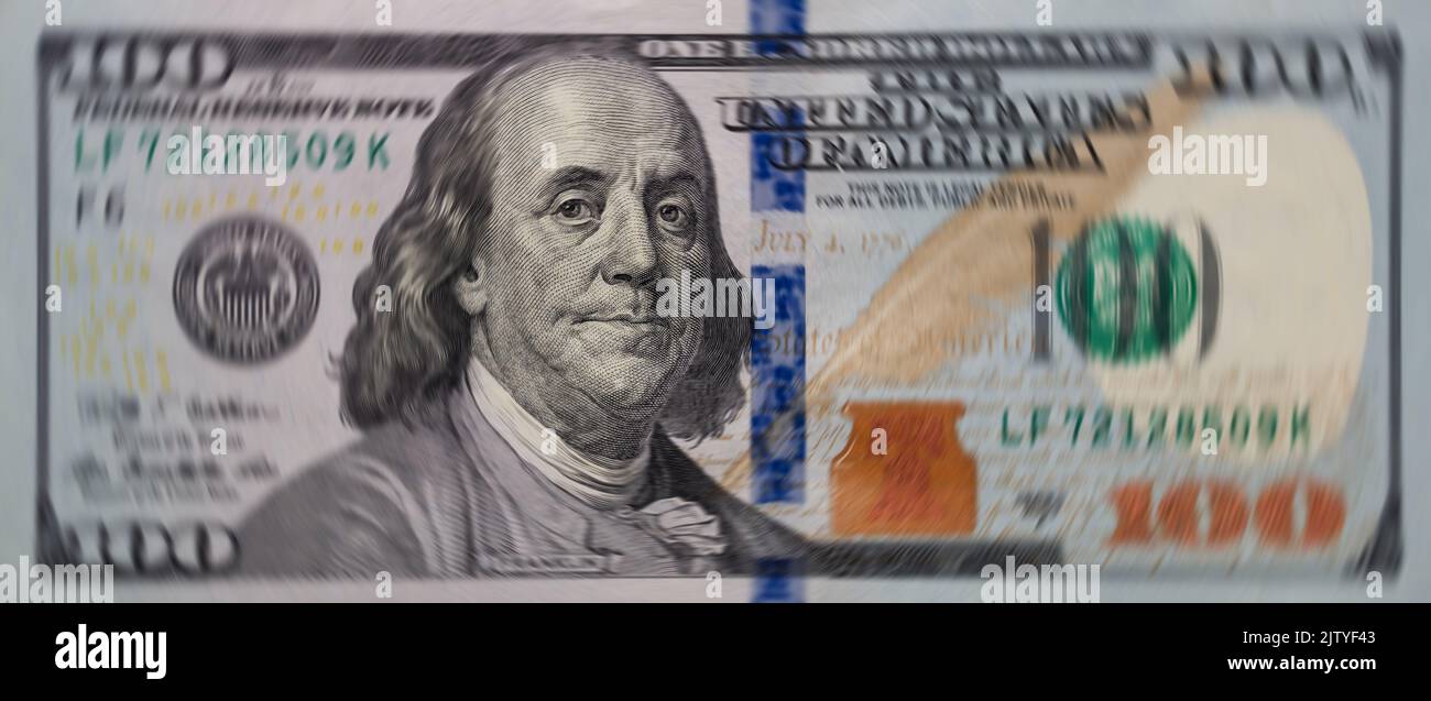 new 100 dollar banknote for design purpose Stock Photo - Alamy
