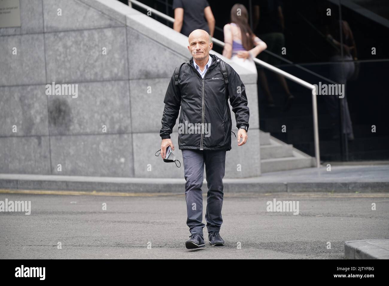 Jonathan Feld arrives at Southwark Crown Court, London, where his ...