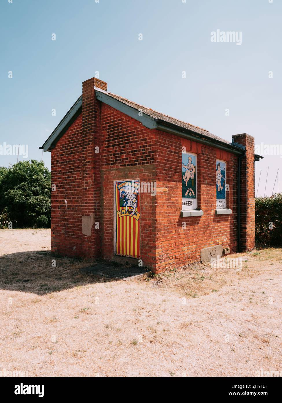 Maritime mural artwork painted on the architecture of Harwich Old Town ...