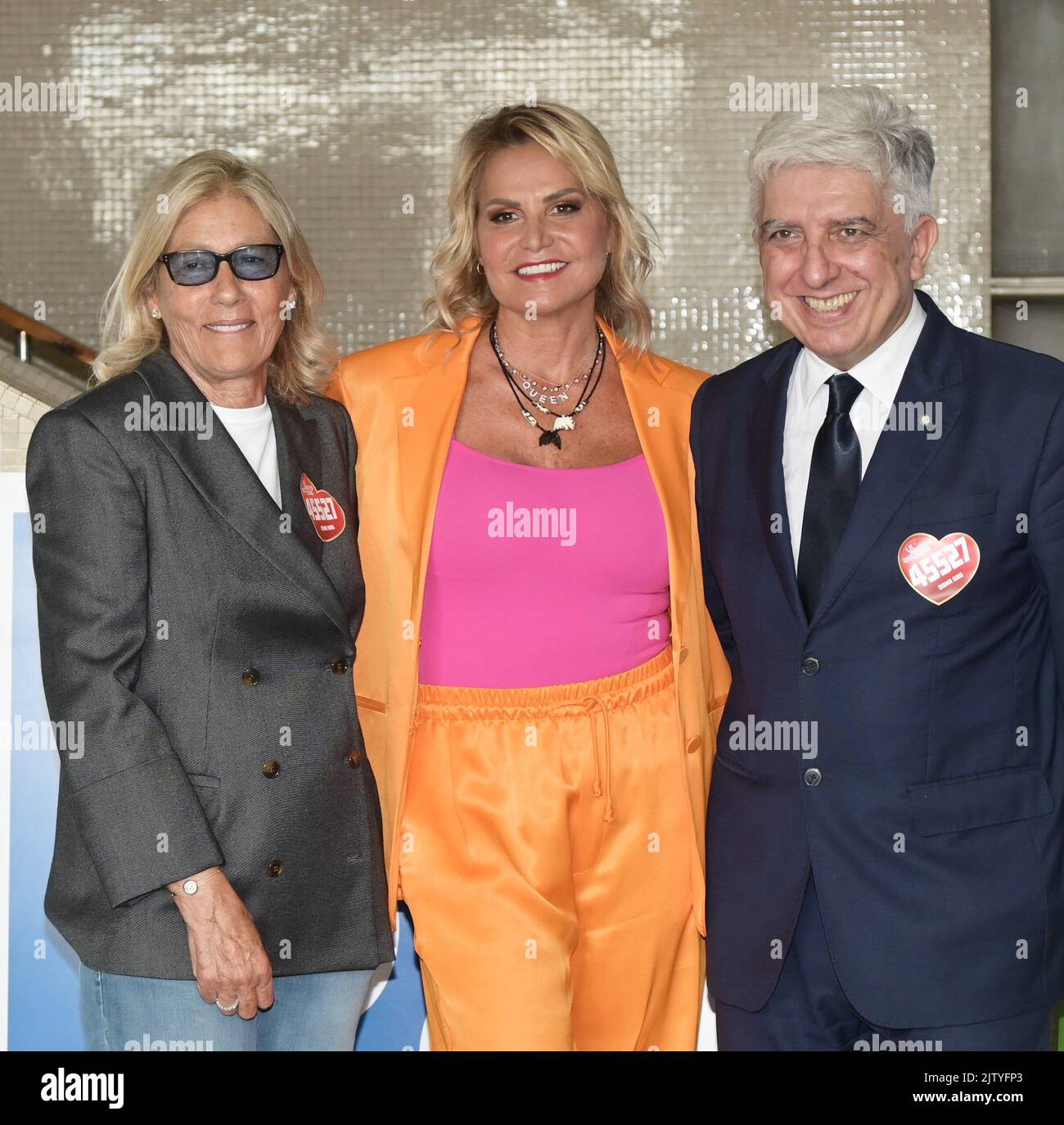 Milan, Italy LA PARTITA DEL CUORE 2022 presentation photocall with ...