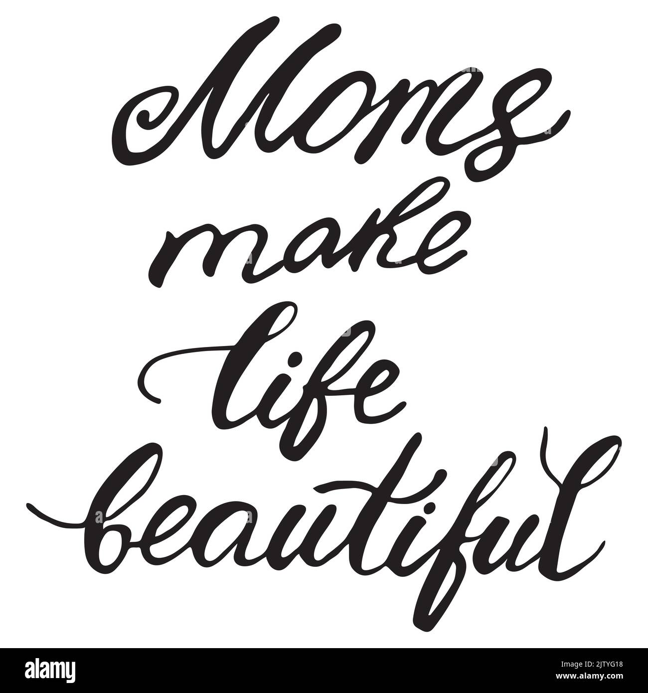 Happy moms day greeting Cut Out Stock Images & Pictures - Alamy