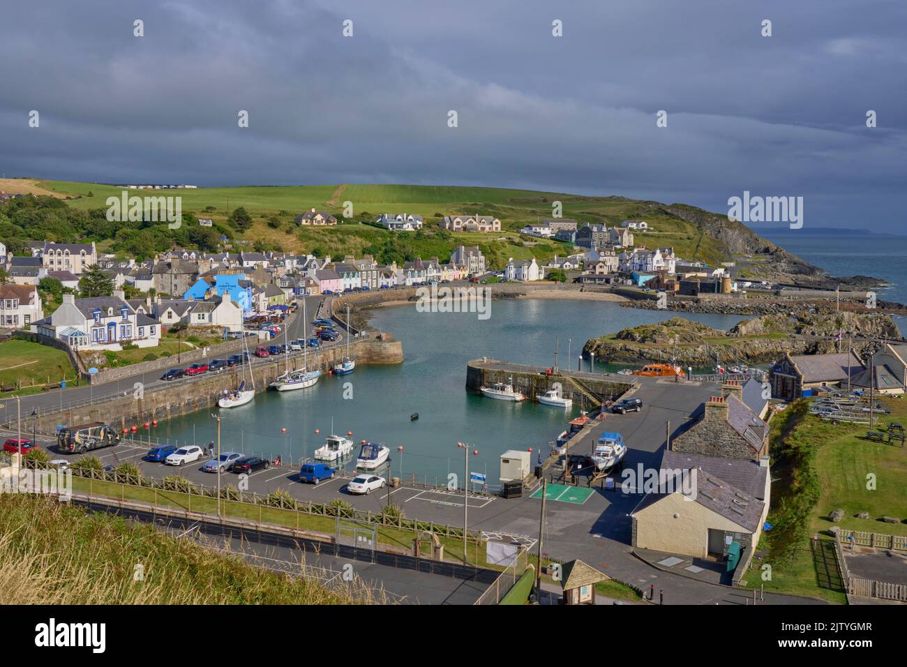 Portpatrick Harbour, Dumfries and Galloway, Scotland. June 2022 Stock ...