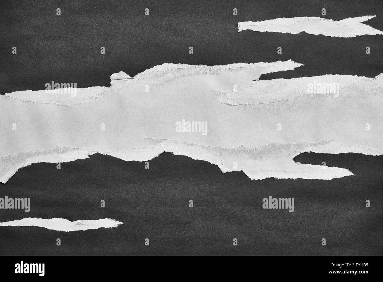 Black and White Torn Paper Collage Style, Ripped Paper Effect, Texture ...