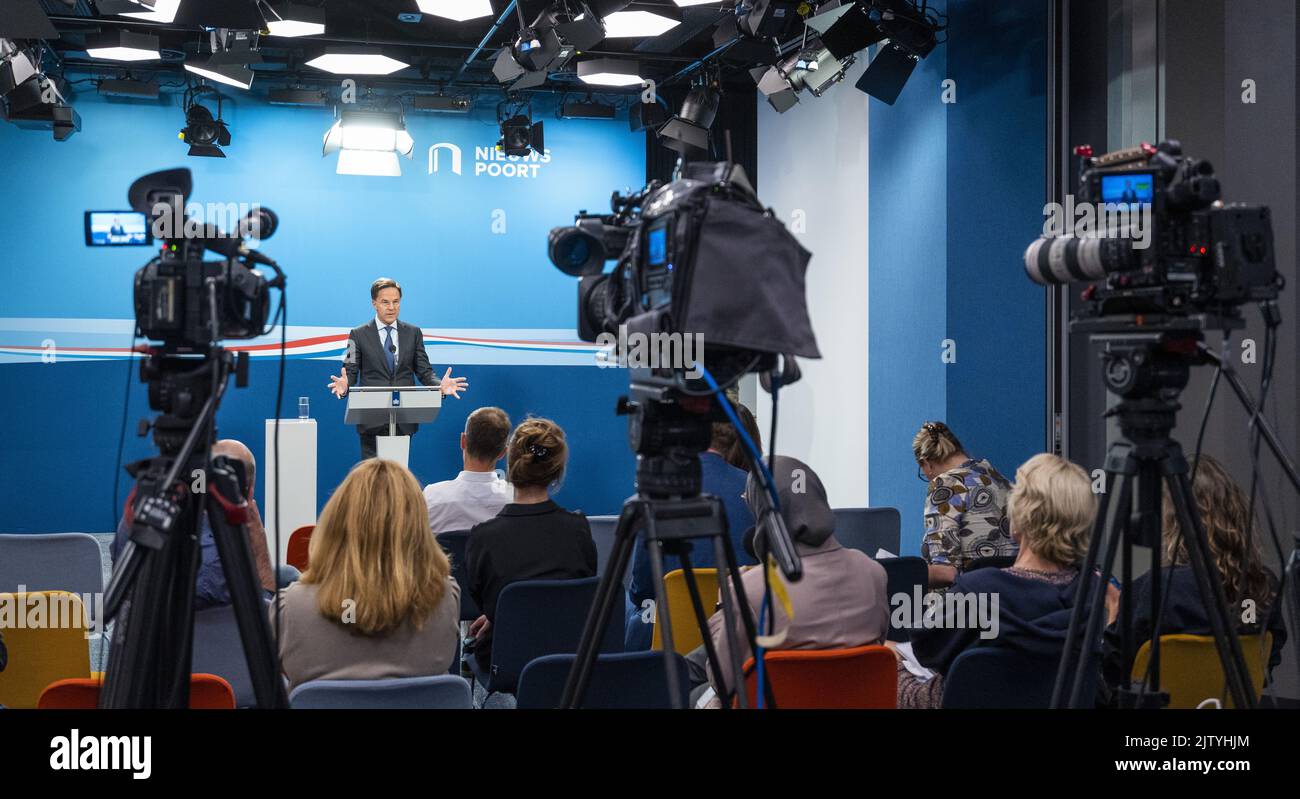 2022-09-02 15:33:30 THE HAGUE - Prime Minister Mark Rutte (VVD ...
