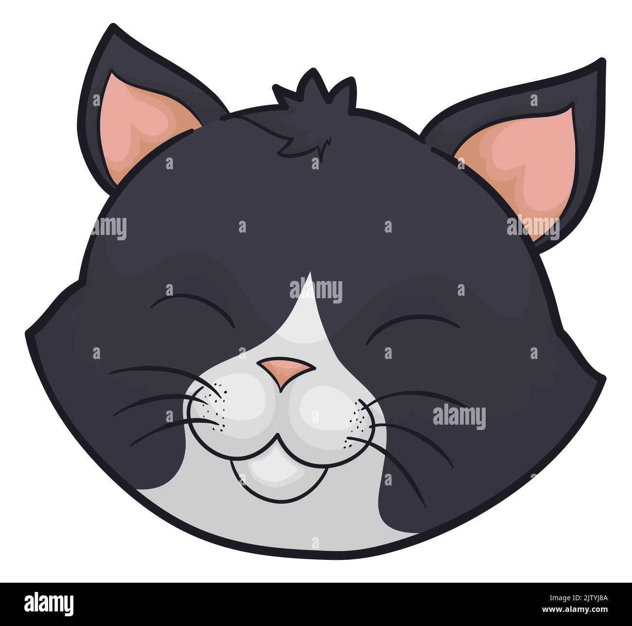 Chococat Head Outline