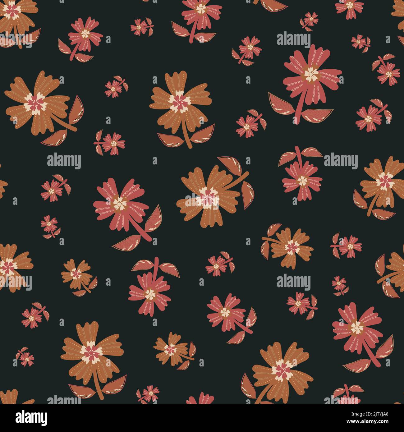 October wildflowers Stock Vector Images - Alamy