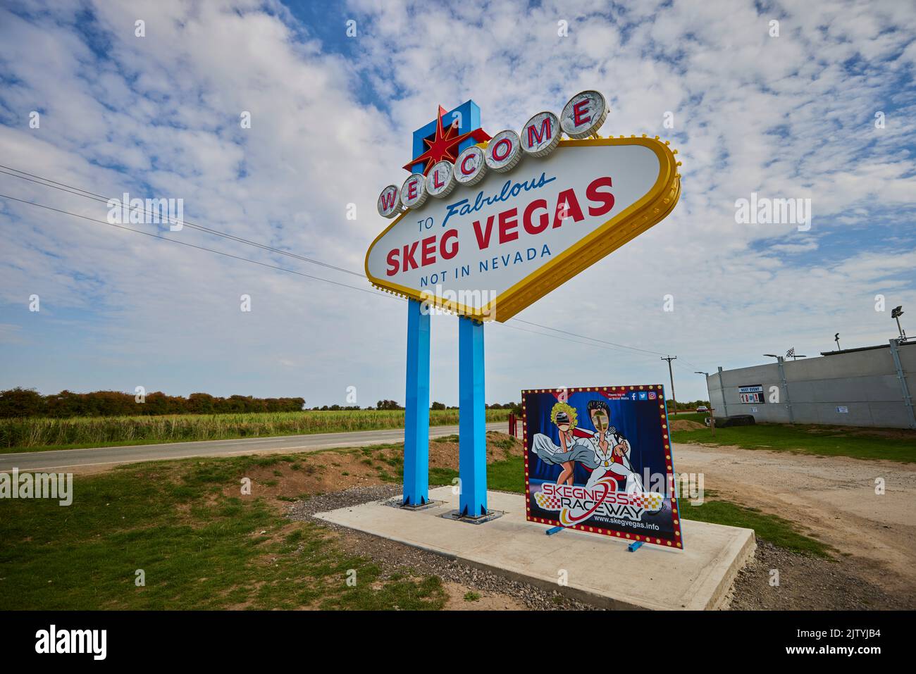 Skegness Raceway Sign- ÒWelcome to fabulous Skeg Vegas, not in NevadaÓ ...