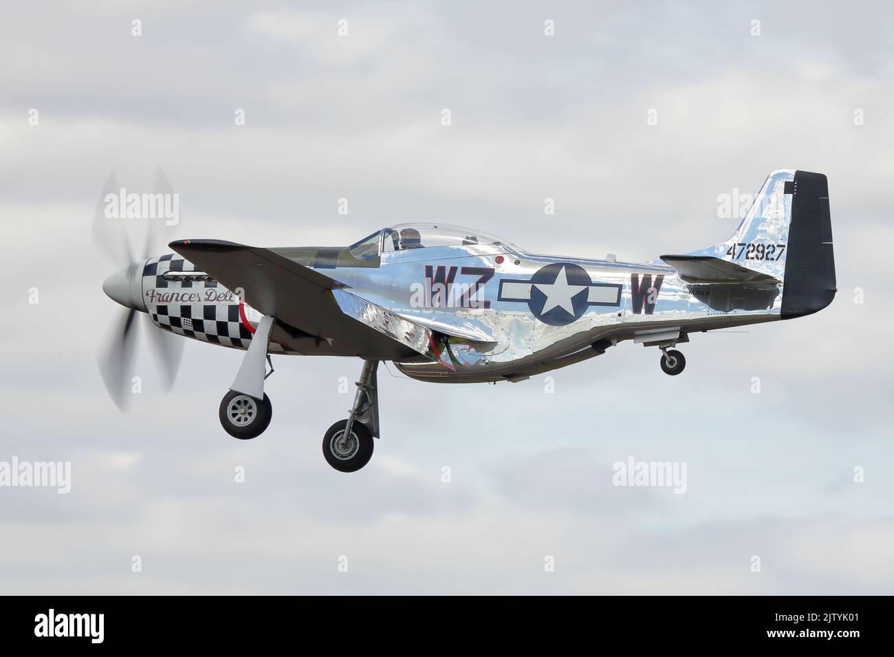 North American Mustang P-51D "Frances Dell" arriving at the Royal ...