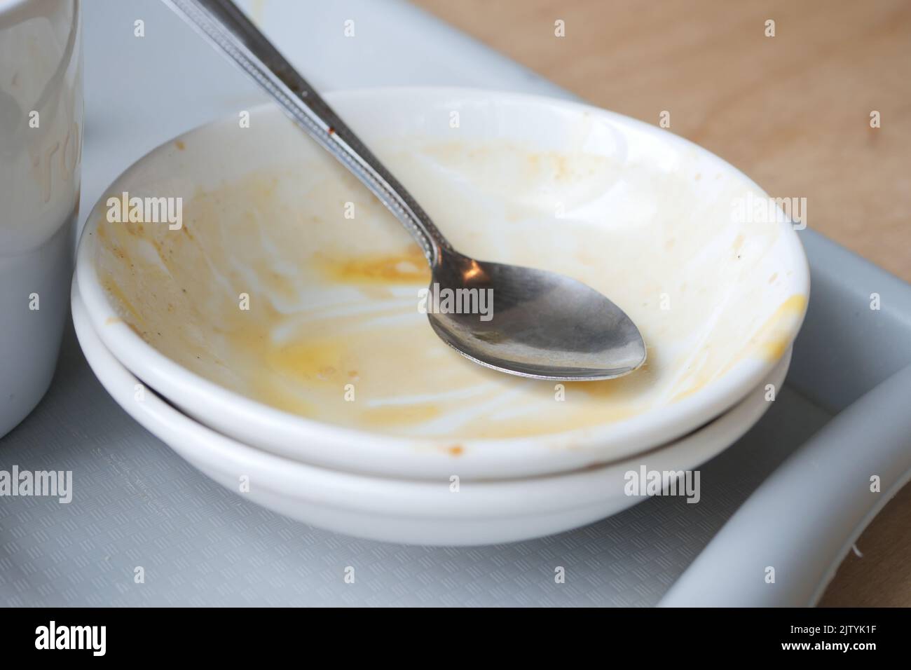 Finished! empty plate hi-res stock photography and images - Alamy