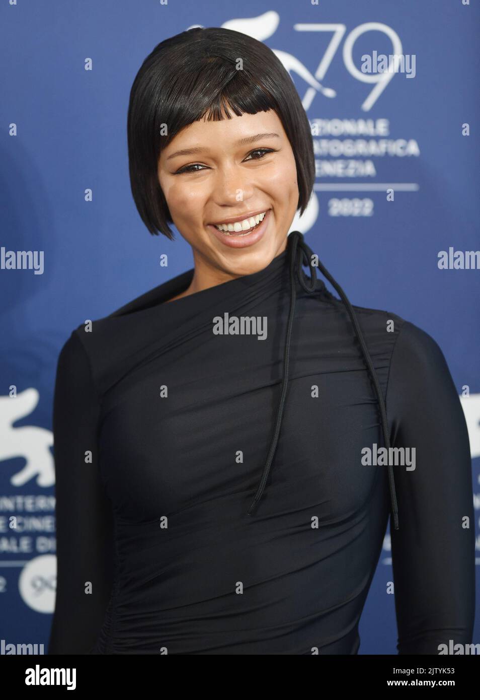 Venice, Italy. 02nd Sep, 2022. Canadian actress Taylor Russell attends ...