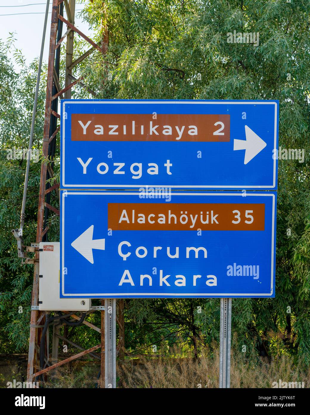 Touristic signs of ankara hi-res stock photography and images - Alamy