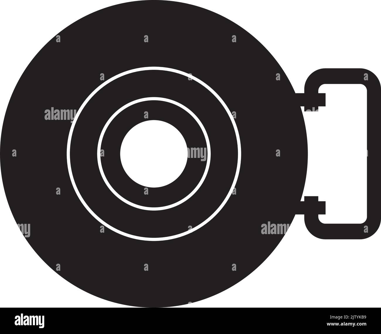 landmine vector image, this vector can be used for logo making ...