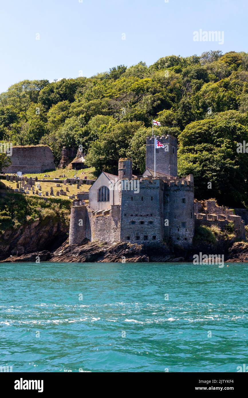 Dartmouth Castle a 14th century artillery fort and St Petroc's Church ...
