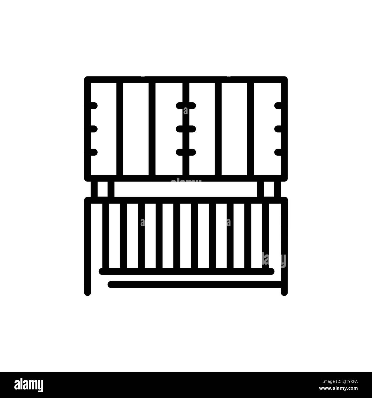 Container olor line icon. Pictogram for web page Stock Vector Image ...
