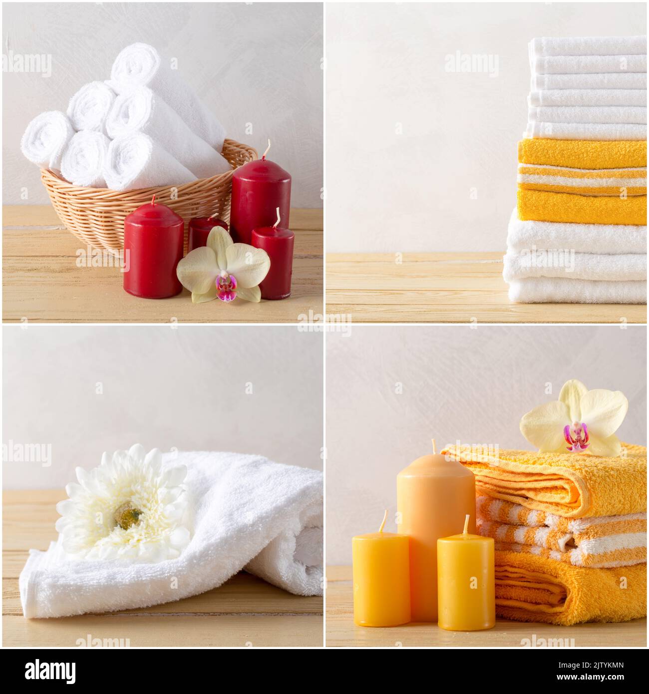 Natural spa accessories green Cut Out Stock Images & Pictures - Alamy