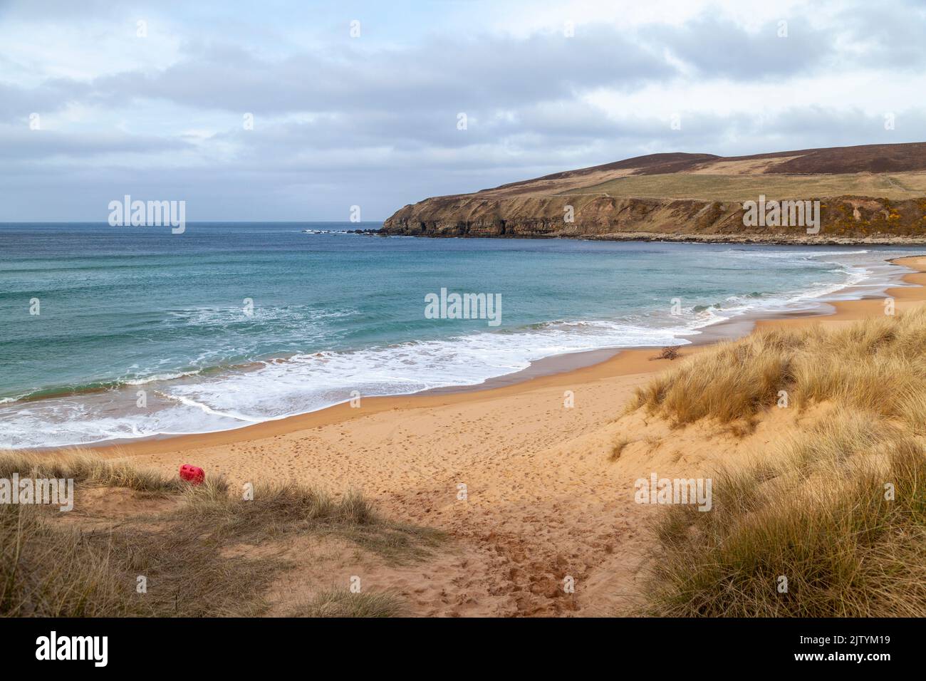 melvich beach along the North Coast 500 in the Scottish highlands ...