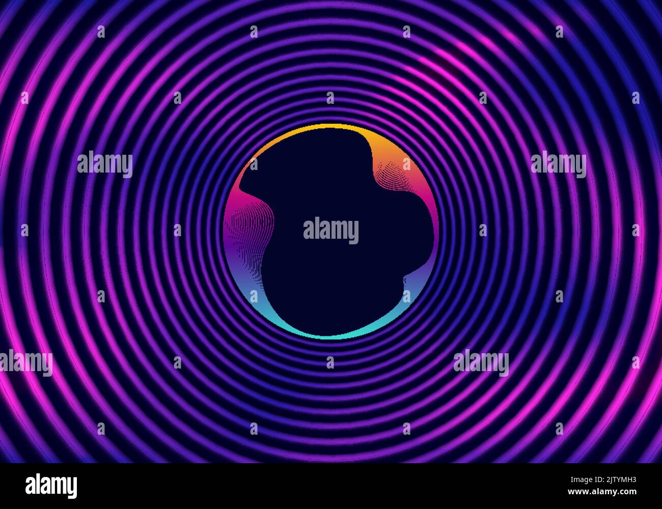 Dynamic neon glowing motion lines hi-res stock photography and images ...