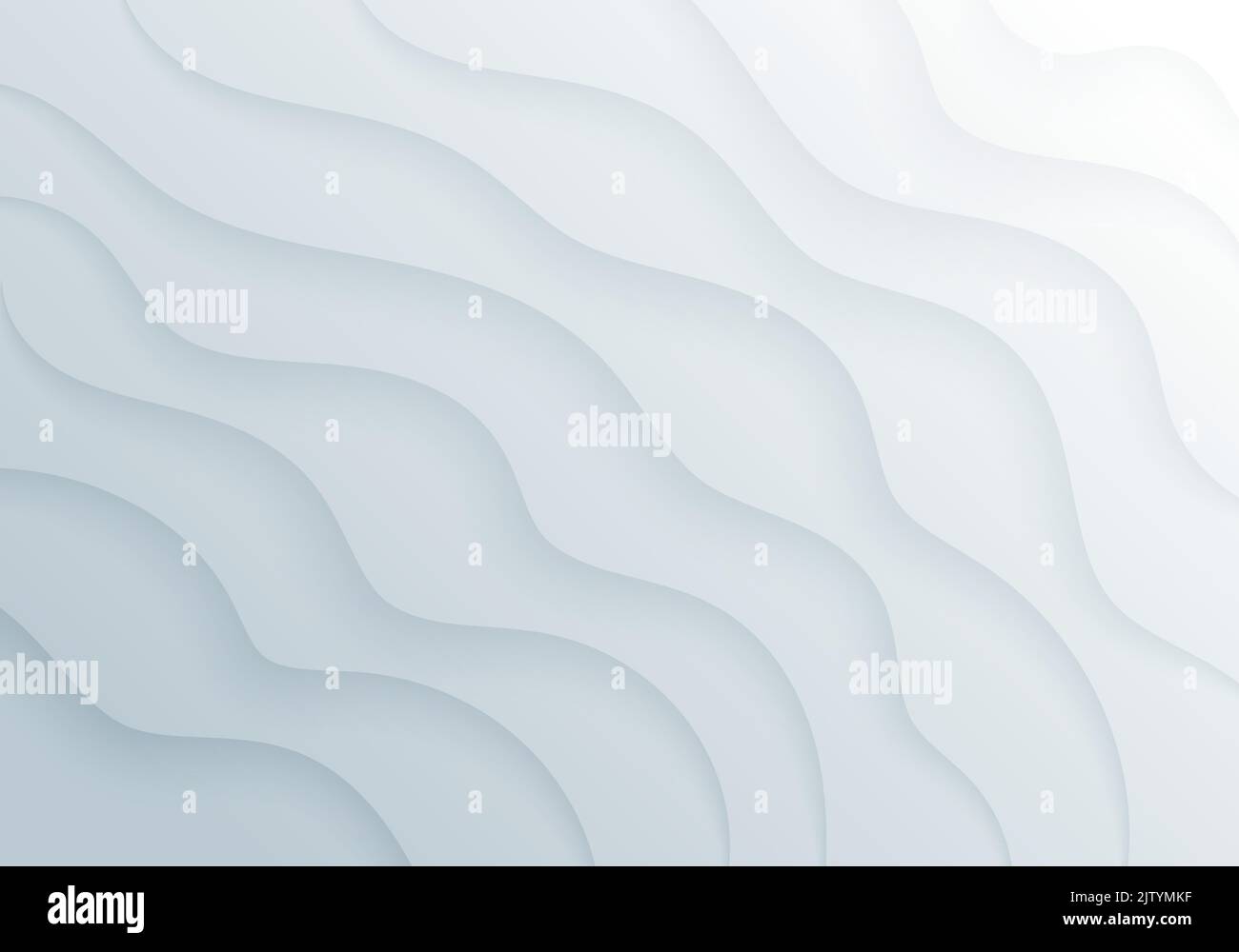 Abstract modern soft white and gray wave on clean background and ...
