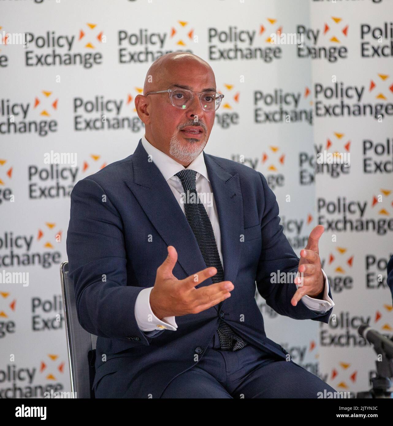 London, England, UK. 2nd Sep, 2022. Chancellor of the Exchequer NADHIM ...