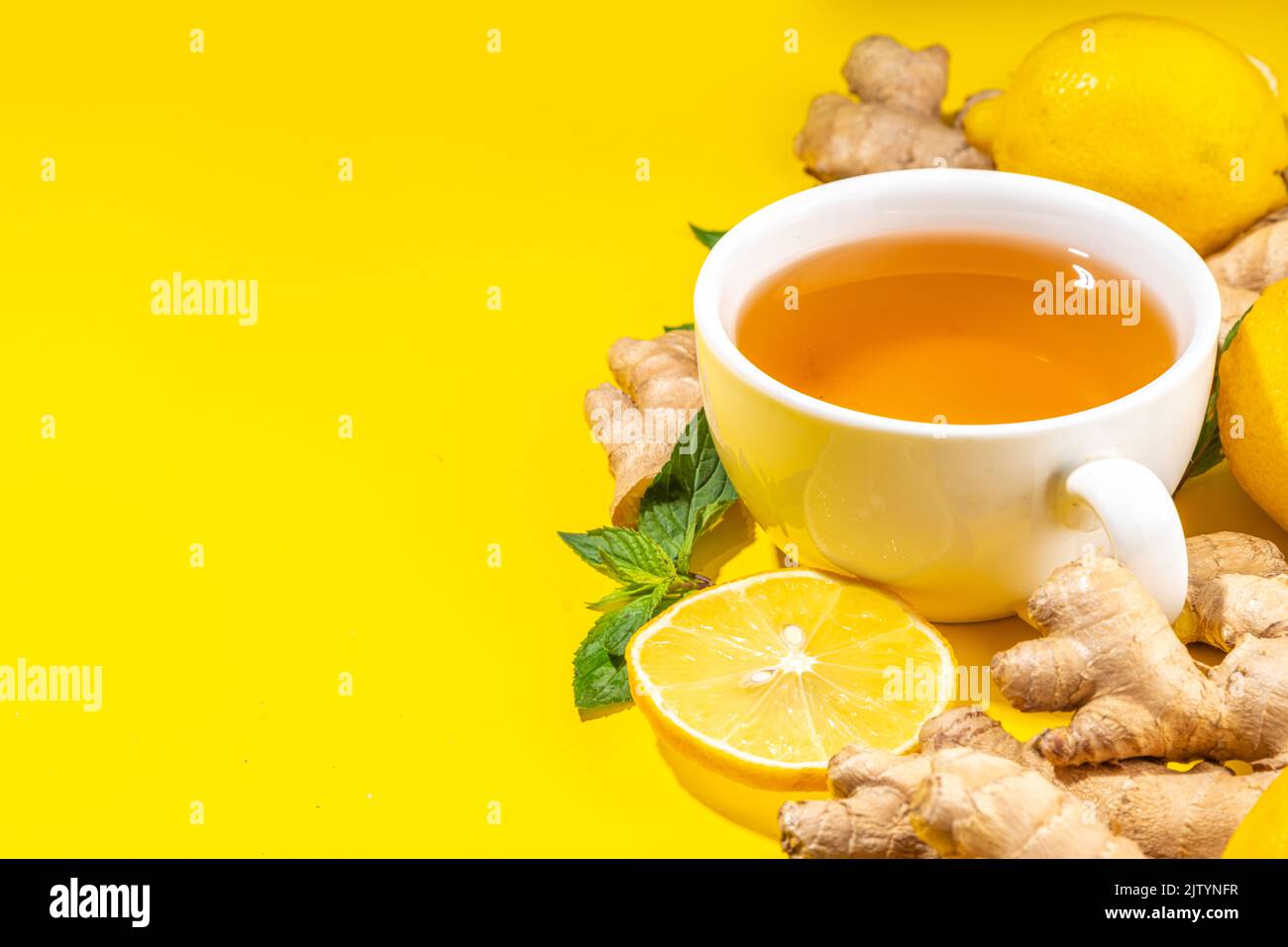 Healthy organic vegan immunity booster, herbal drink. Antioxidant anti ...