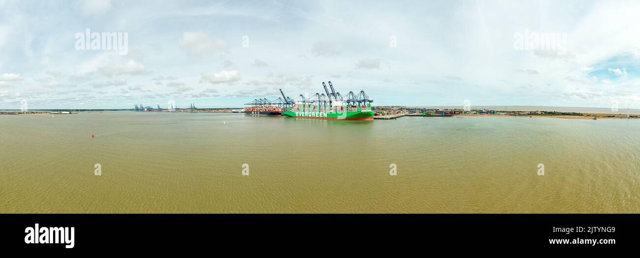 Everace at Felixstowe Port Stock Photo - Alamy