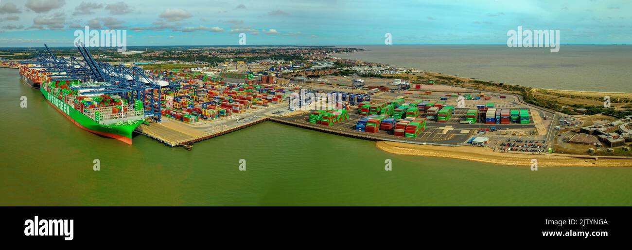 Everace at Felixstowe Port Stock Photo - Alamy