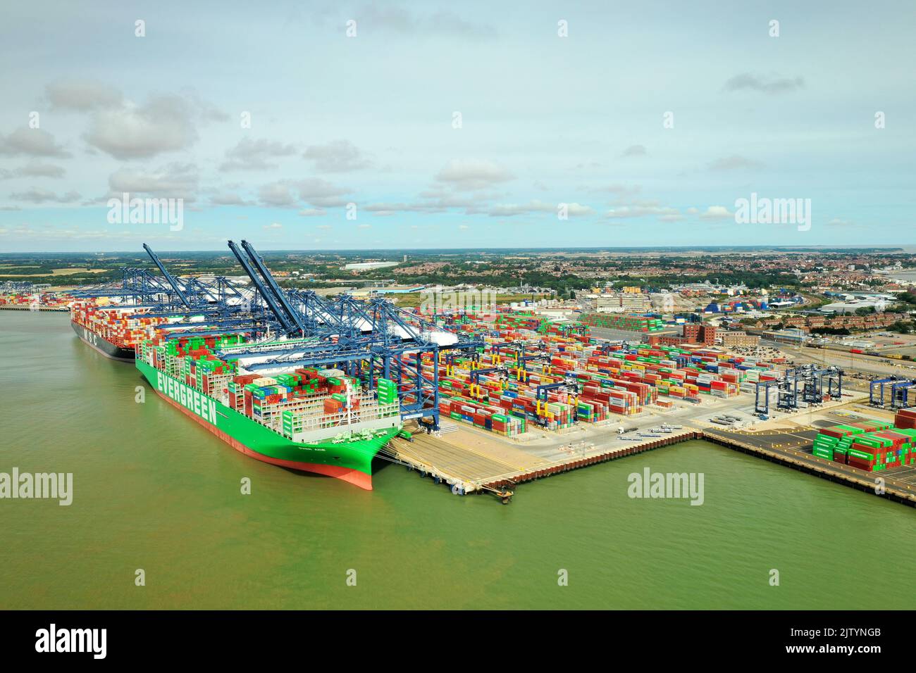 Everace at Felixstowe Port Stock Photo - Alamy