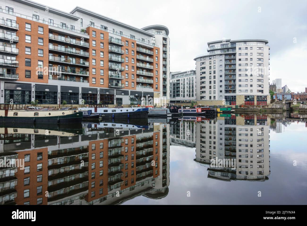 General view of MacKenzie House, Leeds Dock, a mixed development with ...