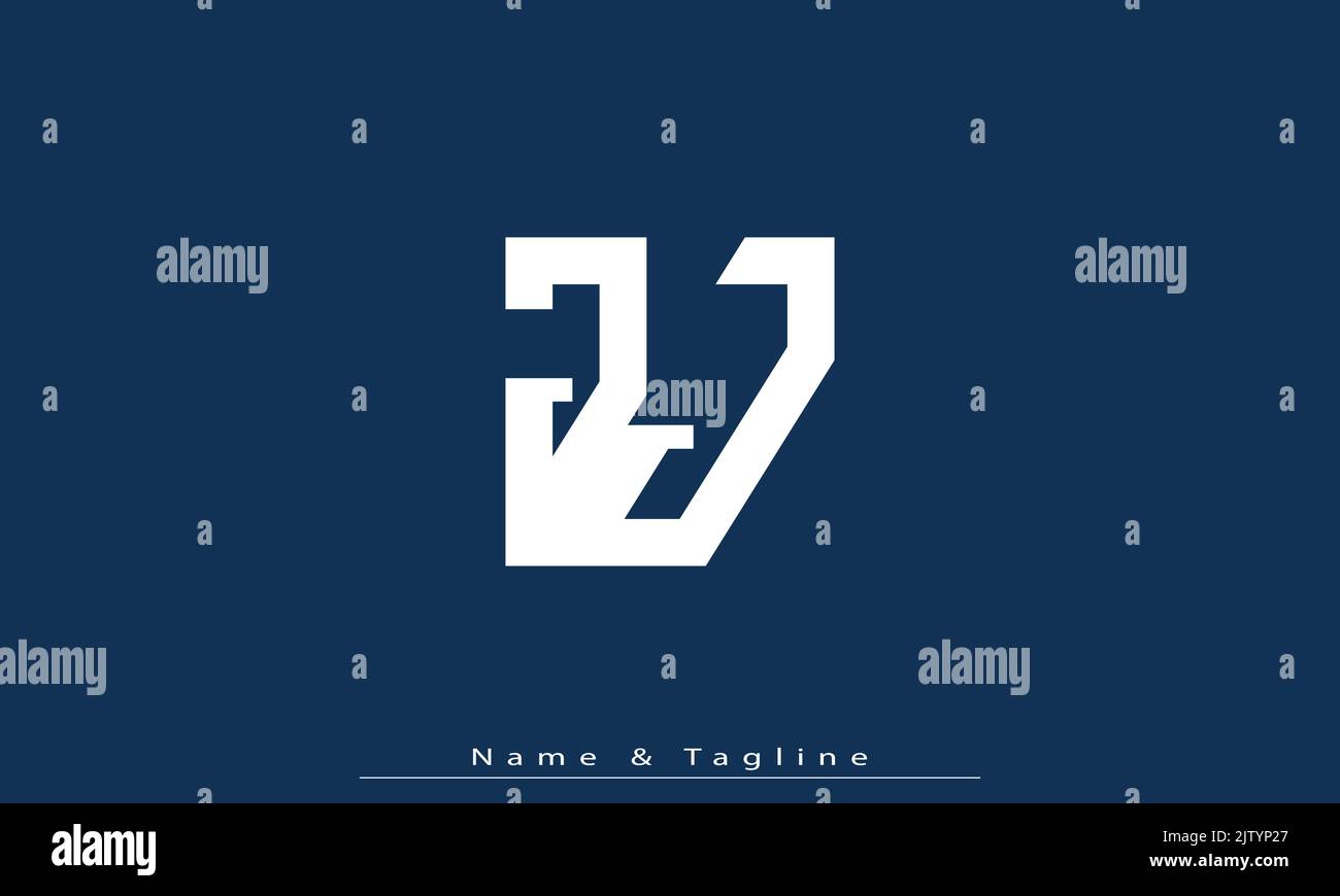 Alphabet letters Initials Monogram logo JJ Stock Vector Image & Art - Alamy